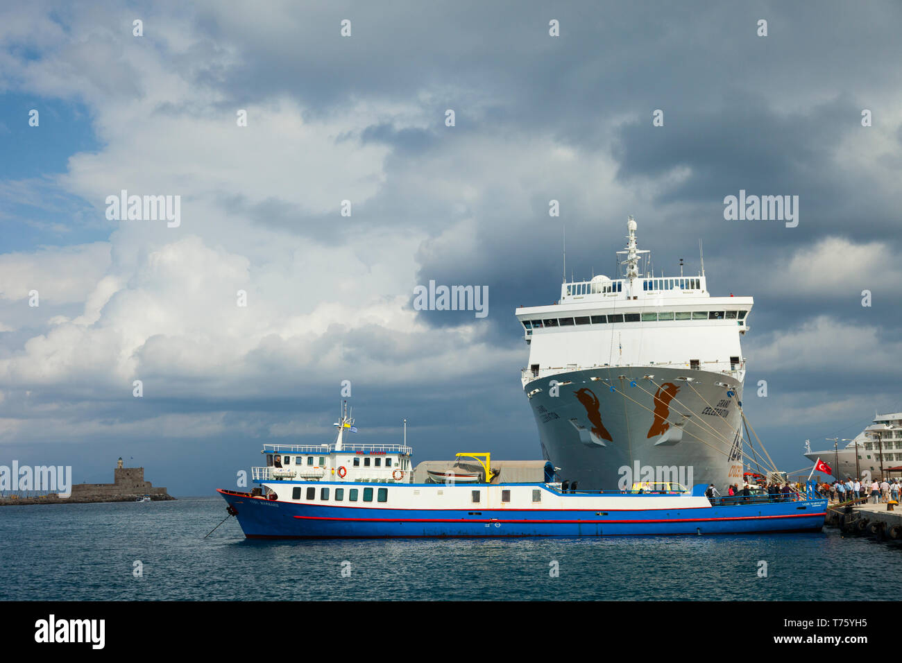 Ciudad de Rodas, Isla de Rodas, Dodecaneso, Grecia Stock Photo - Alamy