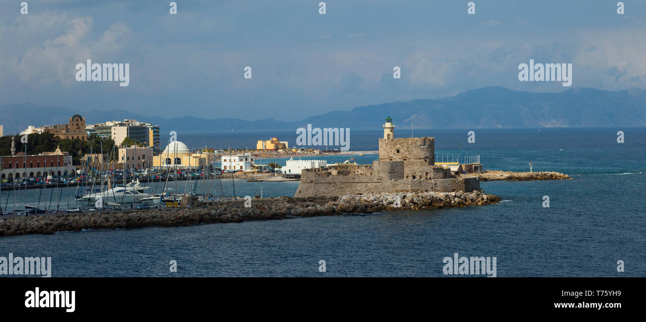 Ciudad de Rodas, Isla de Rodas, Dodecaneso, Grecia Stock Photo - Alamy