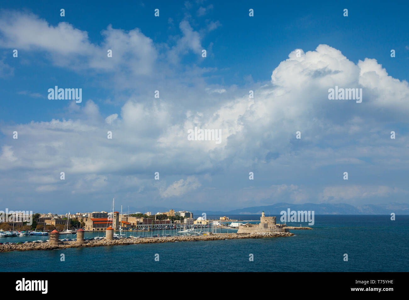 Ciudad de Rodas, Isla de Rodas, Dodecaneso, Grecia Stock Photo - Alamy