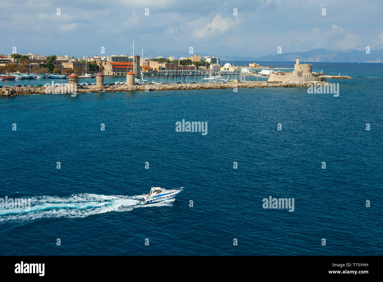 Ciudad de Rodas, Isla de Rodas, Dodecaneso, Grecia Stock Photo - Alamy