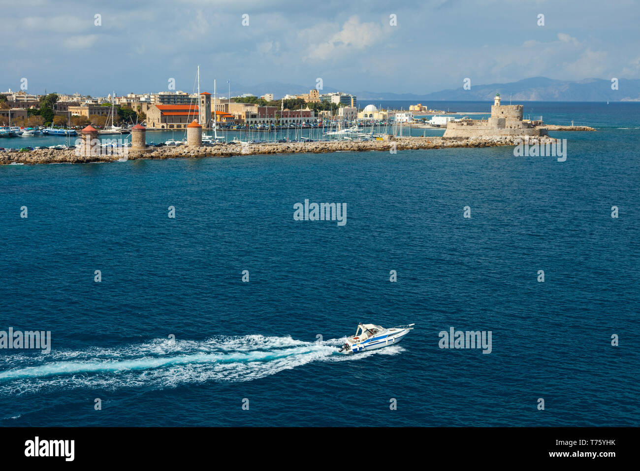 Ciudad de Rodas, Isla de Rodas, Dodecaneso, Grecia Stock Photo - Alamy