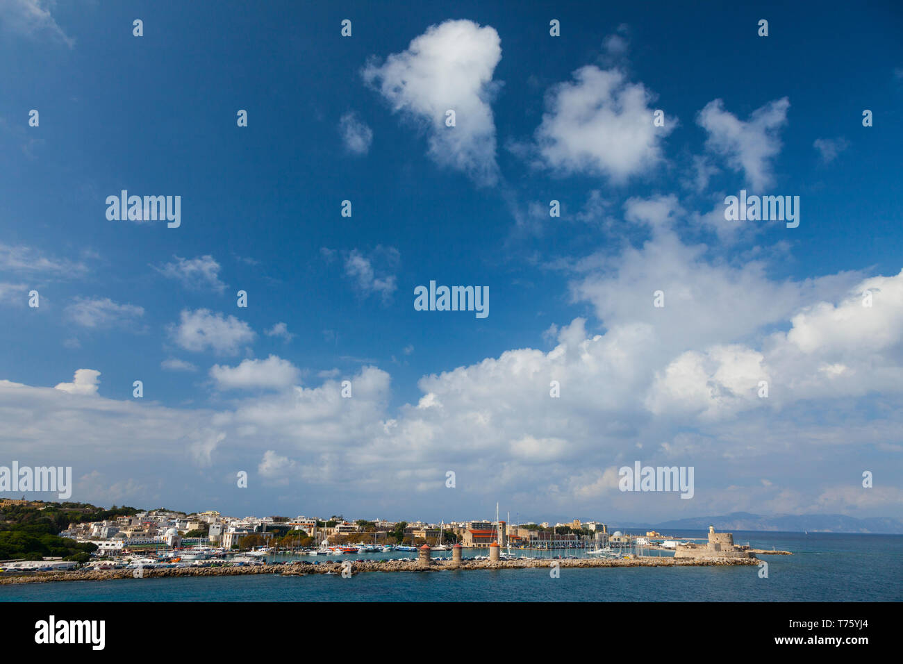 Ciudad de Rodas, Isla de Rodas, Dodecaneso, Grecia Stock Photo - Alamy