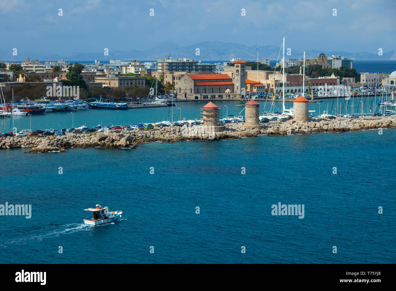 Ciudad de Rodas, Isla de Rodas, Dodecaneso, Grecia Stock Photo - Alamy