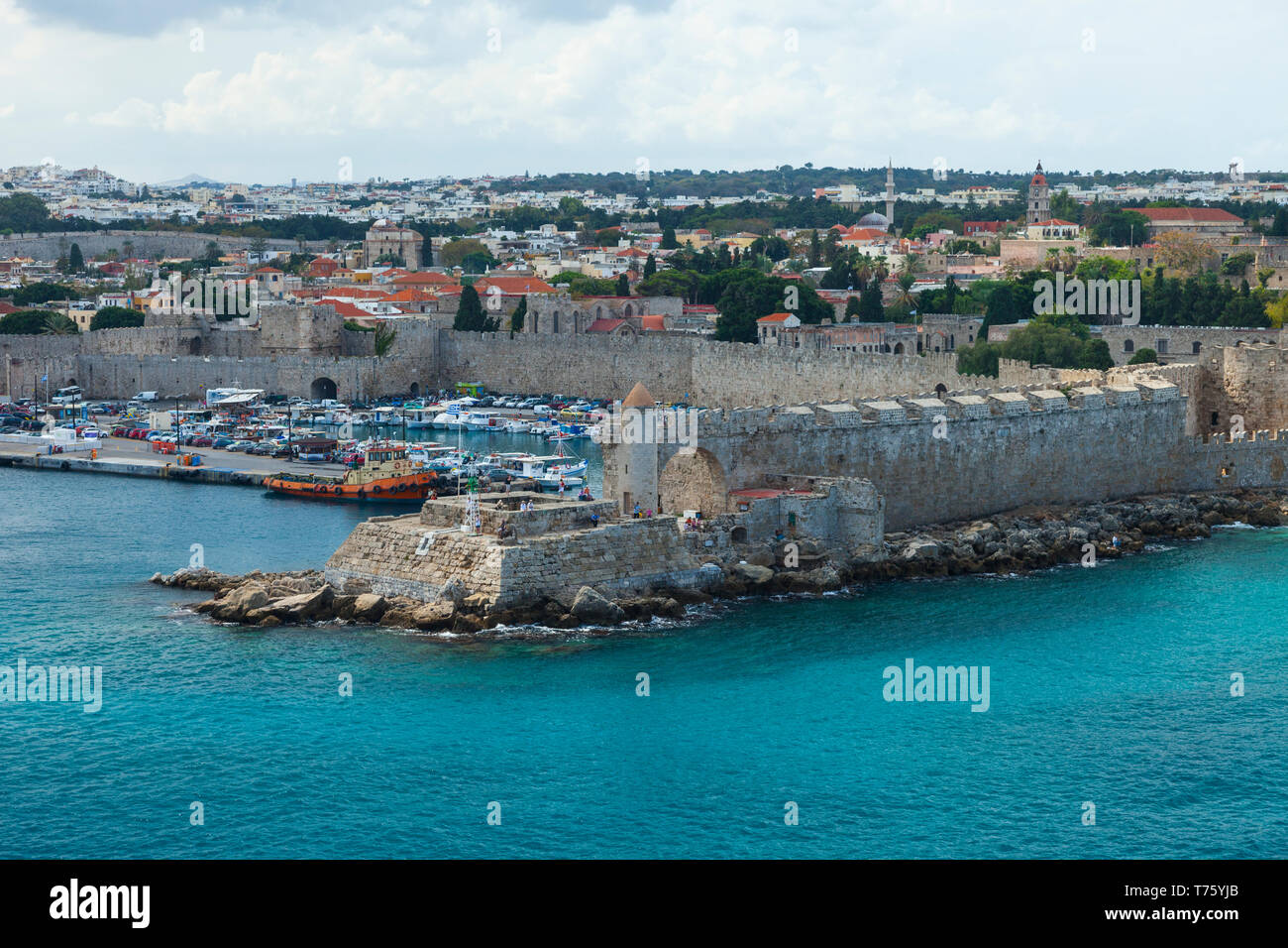 Ciudad de Rodas, Isla de Rodas, Dodecaneso, Grecia Stock Photo - Alamy