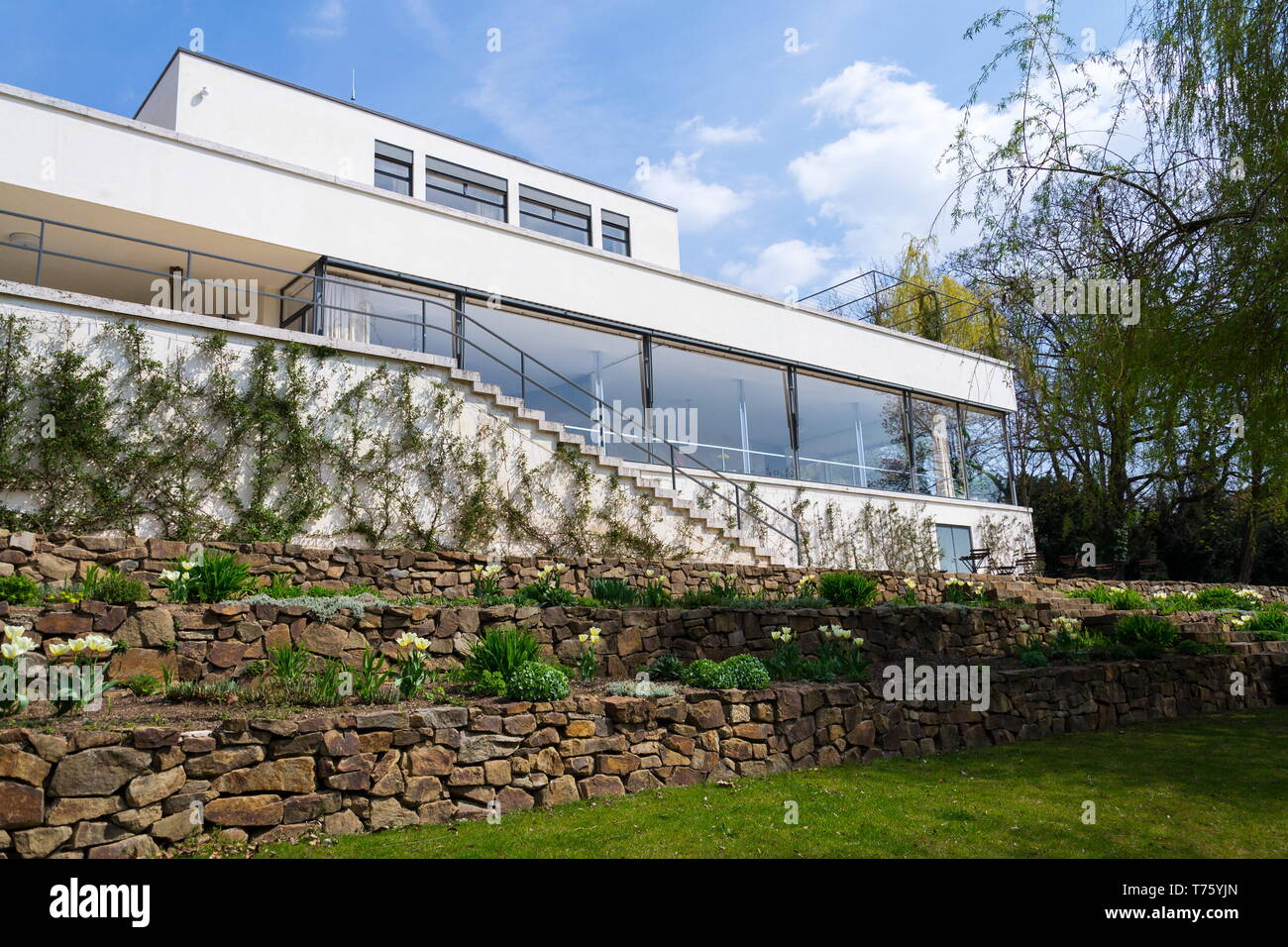 BRNO, CZECH REPUBLIC - APRIL 8 2019: Villa Tugendhat by architect ...