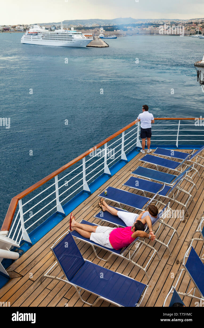 Ciudad de Rodas, Isla de Rodas, Dodecaneso, Grecia Stock Photo - Alamy