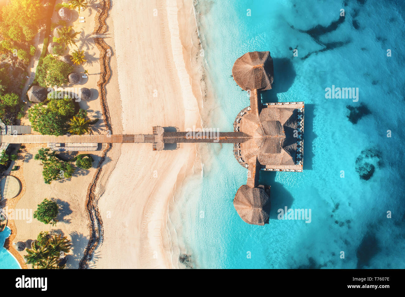 Resort Landscape Top View