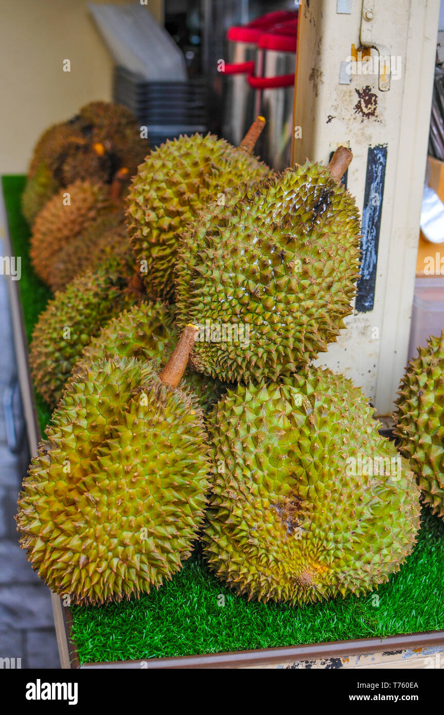 Durian fruit Thailand Stock Photo - Alamy