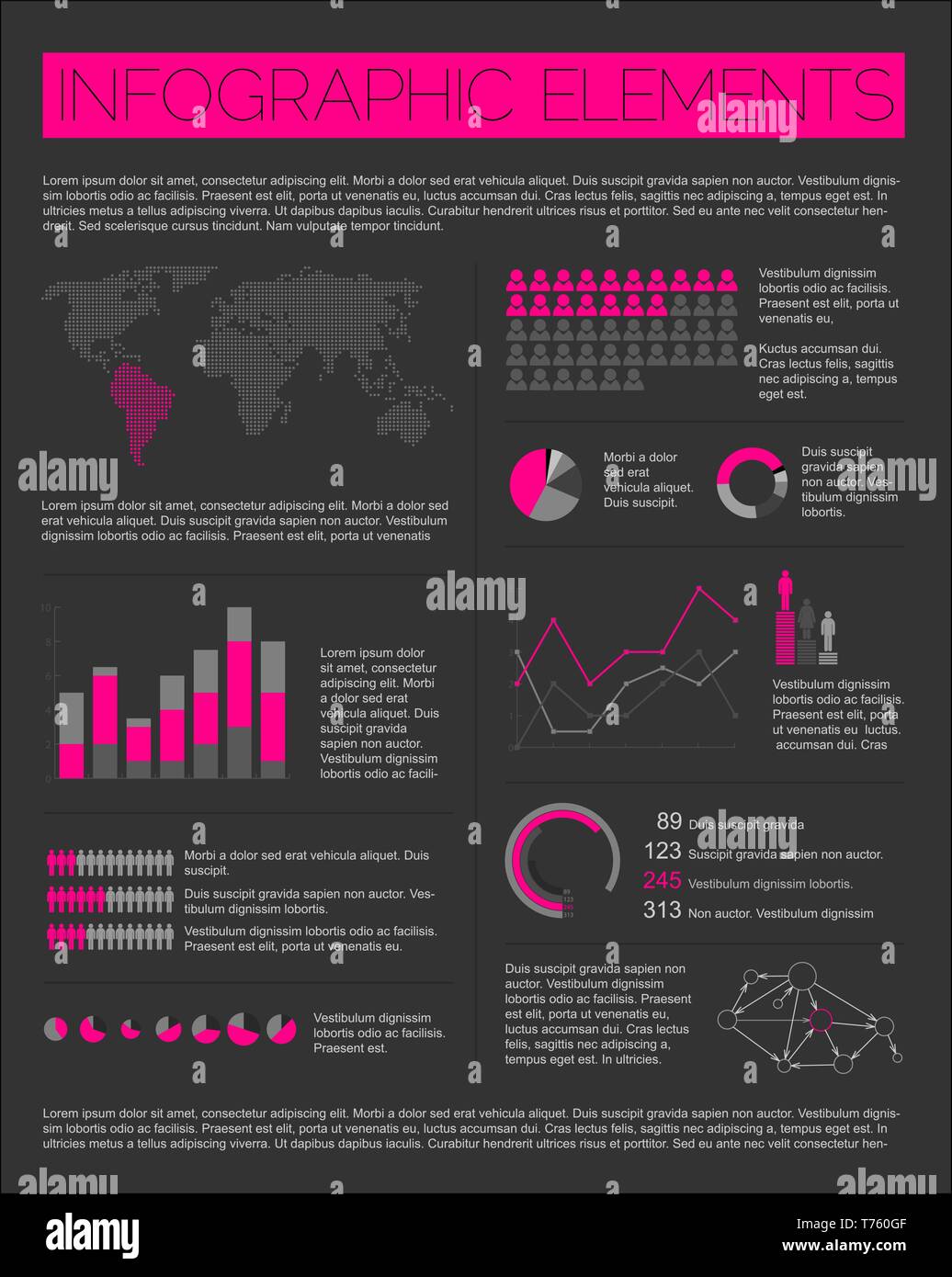 Big Vector set of Infographic elements for your documents and reports ...