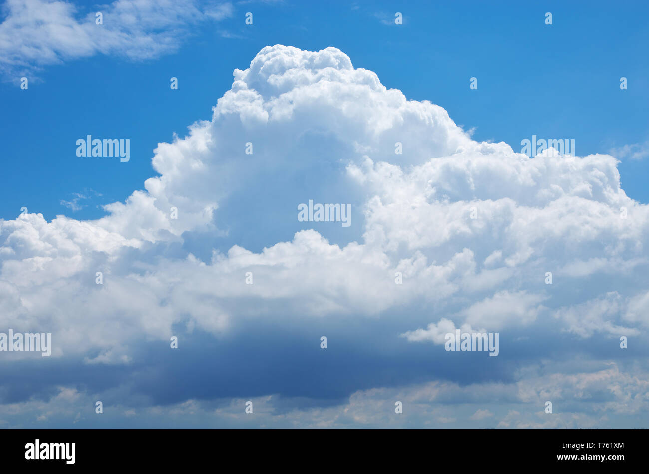 Blue skylight and fluffy cloud. Composition of nature Stock Photo - Alamy
