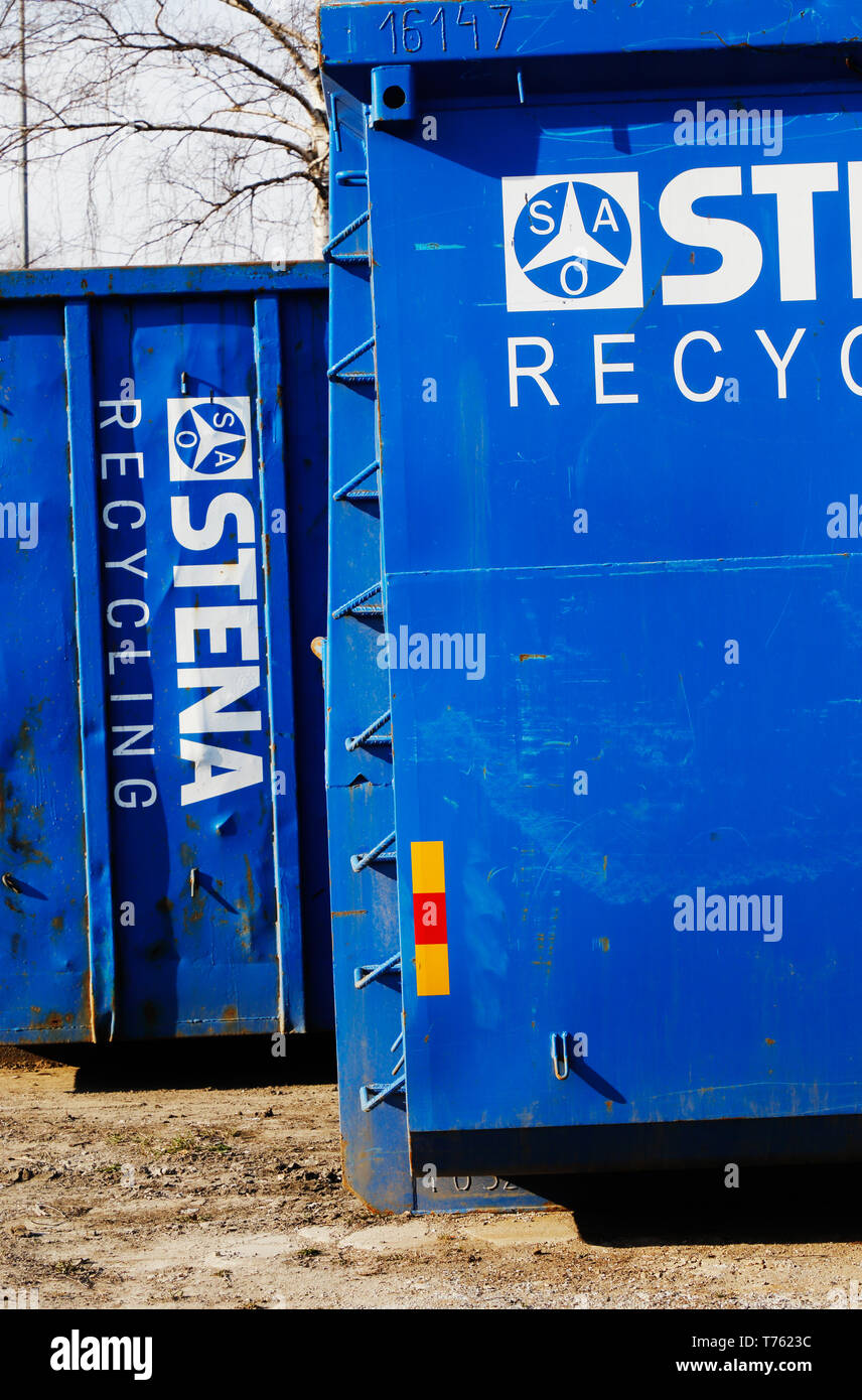 Stena recycling container hi-res stock photography and images - Alamy