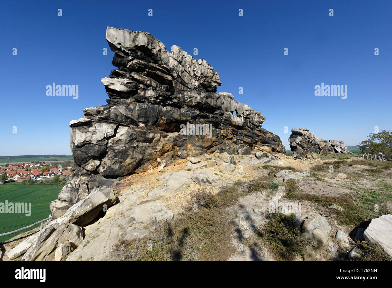 Devil's Wall at Weddersleben,Harz,Germany Stock Photo - Alamy