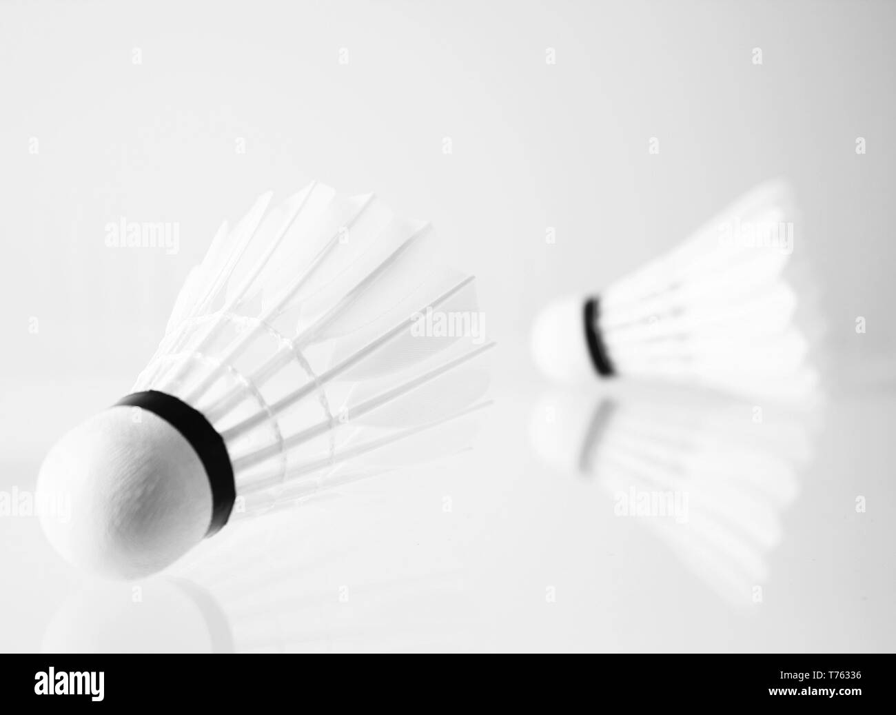 Shuttlecock Black and White Stock Photos & Images - Alamy