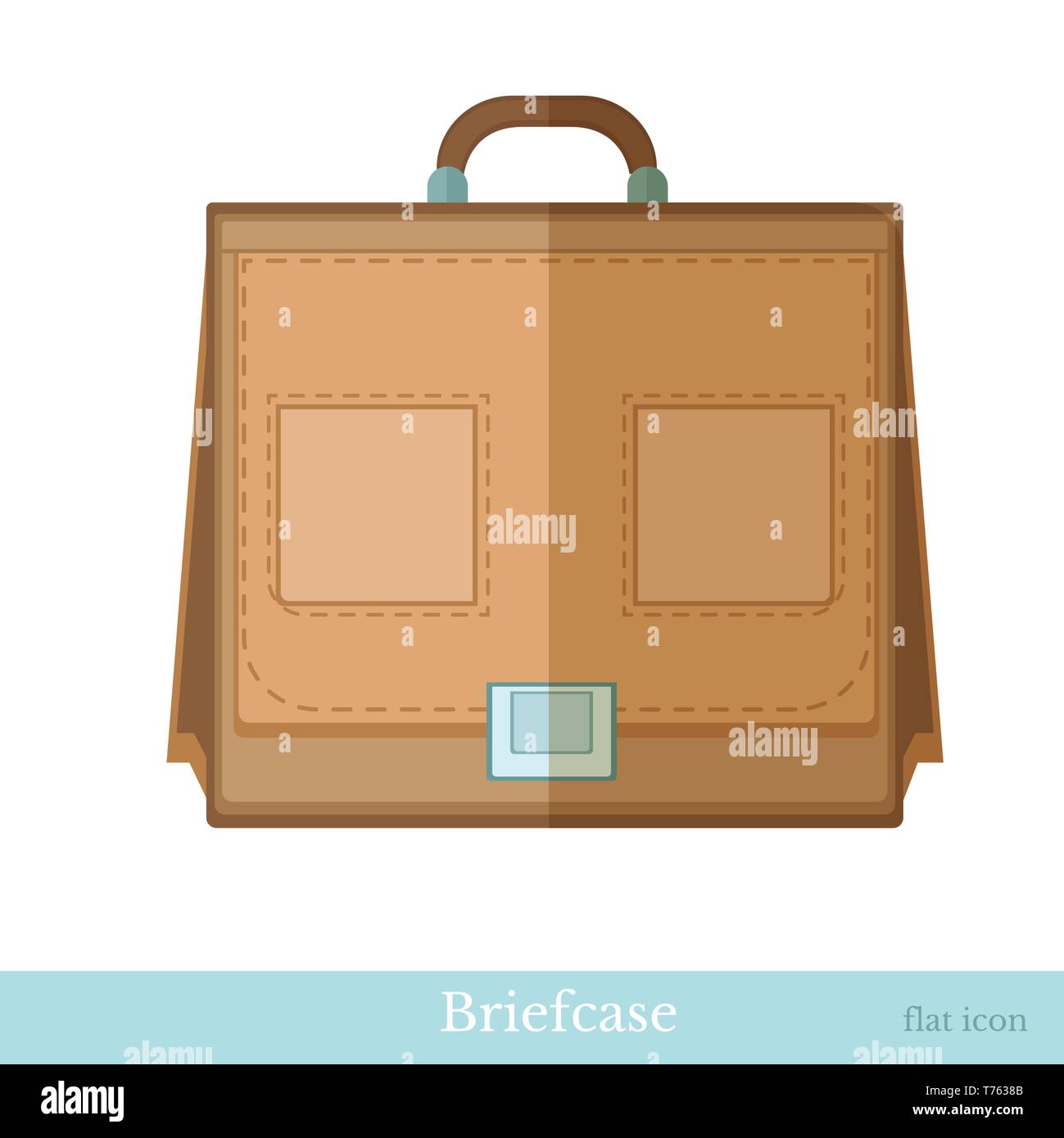 flat icon briefcase on white Stock Vector Image & Art - Alamy