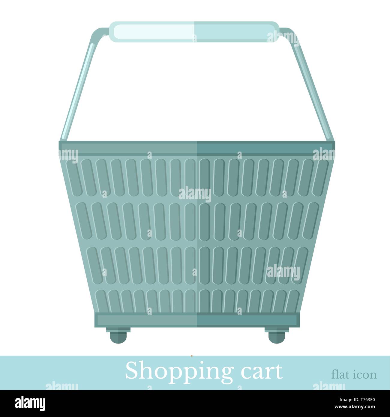 hand shoping basket back view Stock Vector Image & Art - Alamy