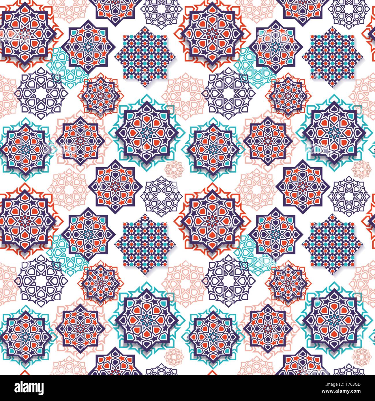 Festival graphic of islamic geometric art. Islamic decoration Stock ...