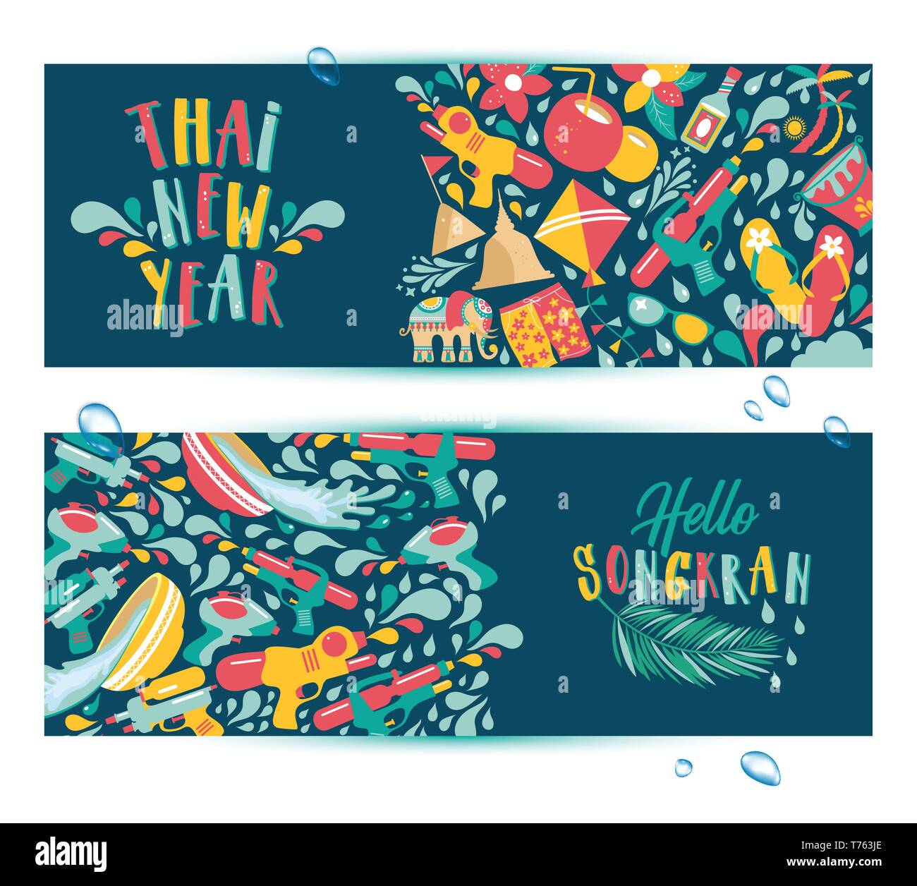 Thailand temple animal Stock Vector Images - Alamy