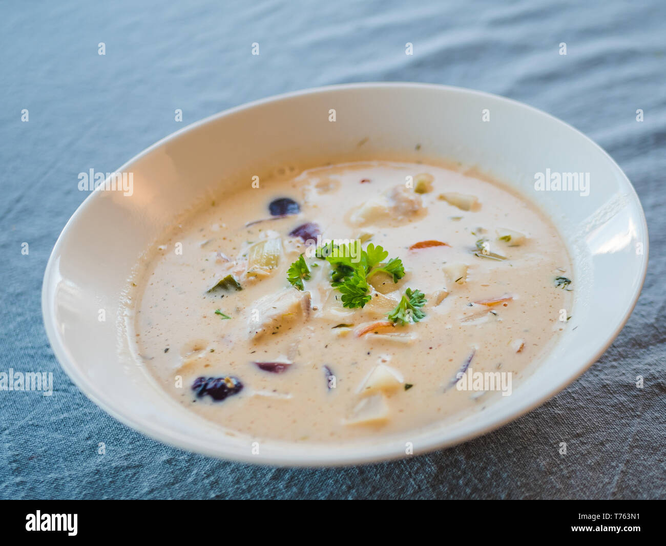 Finnish creamy fish soup hi-res stock photography and images - Alamy