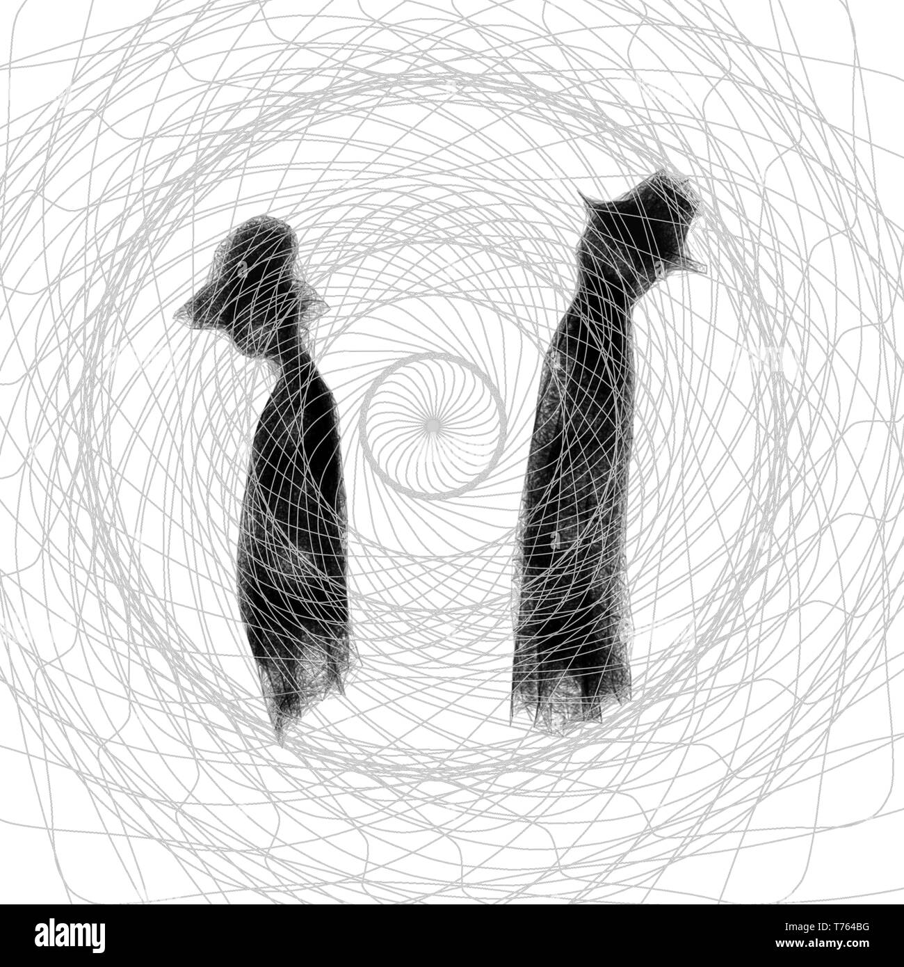 Away sad Black and White Stock Photos & Images - Alamy