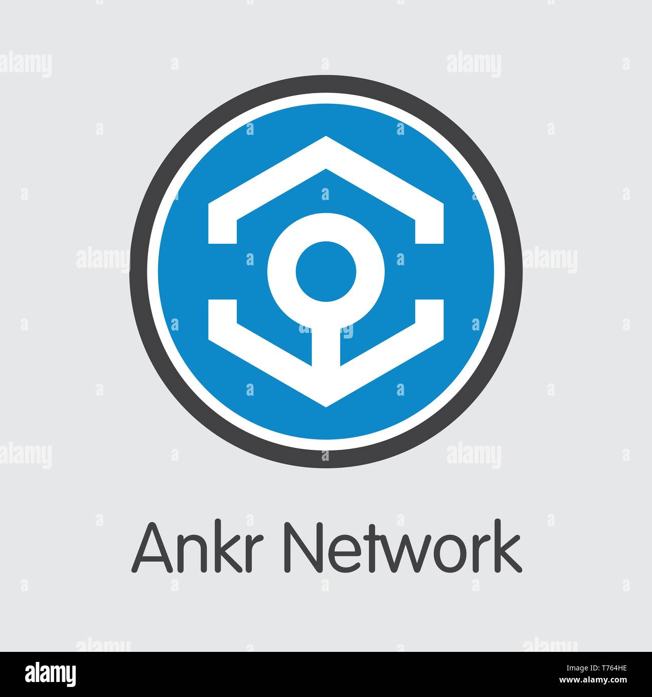 ANKR - Ankr Network - The Coin Icon. Vector Stock Vector Image & Art ...