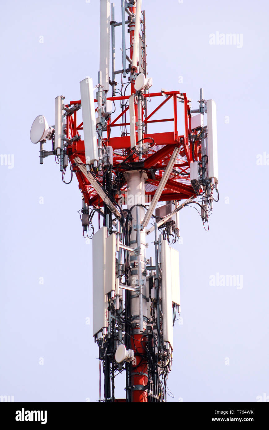 Telecommunication network repeaters, base transceiver station. Tower ...
