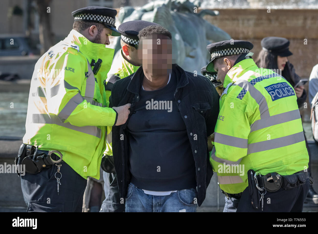 Law enforcement suspects drugs hi-res stock photography and images - Alamy
