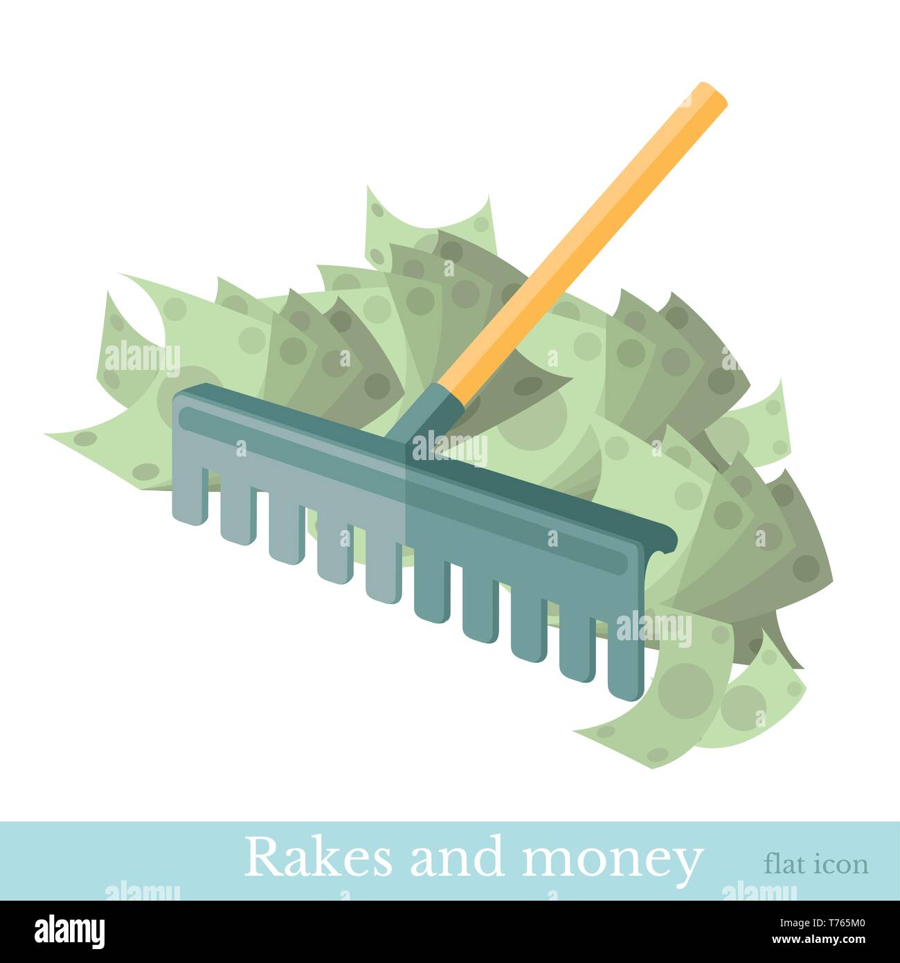 Rake in money hi-res stock photography and images - Alamy