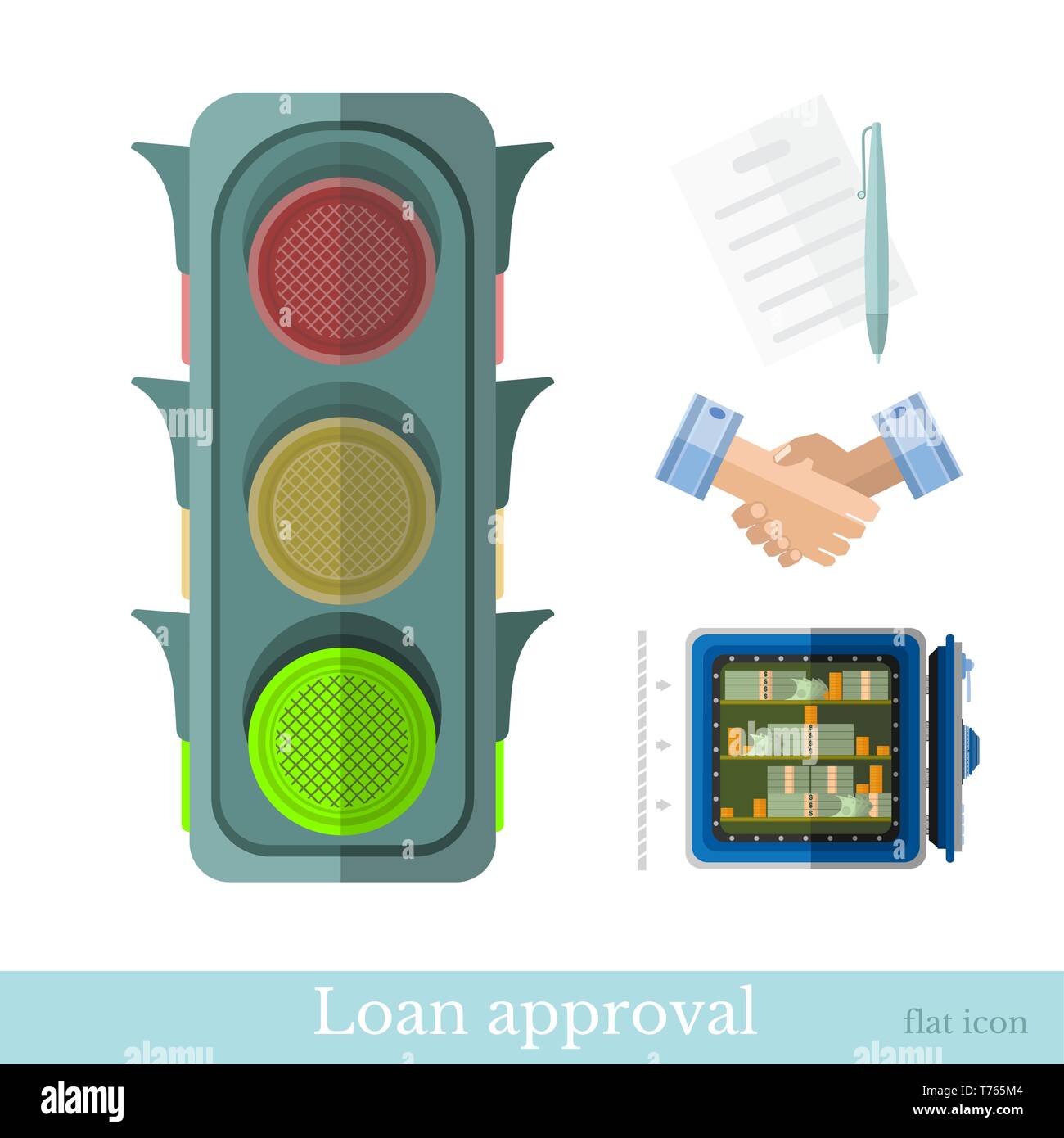 Credit approval Stock Vector Images - Alamy