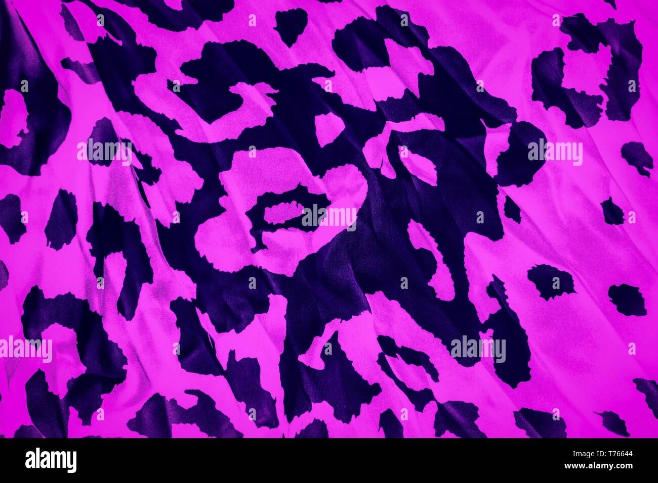 Bright purple fuchsia color background with leopard print. Trendy ...