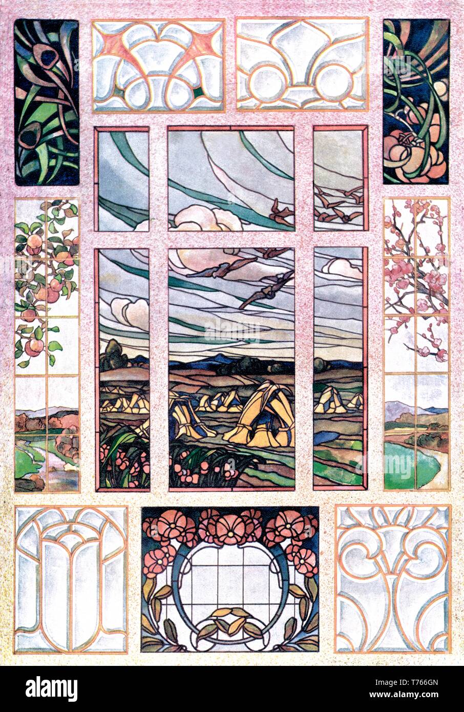 Landscape Stained Glass Patterns