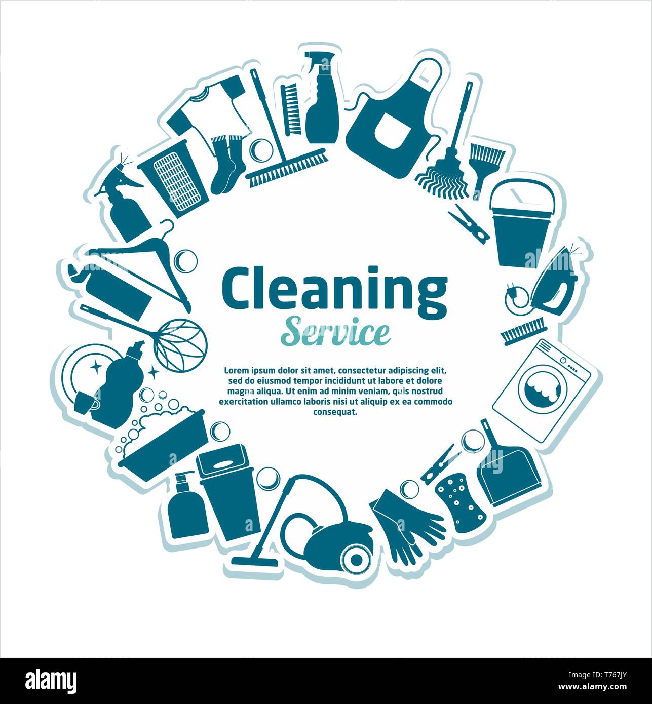 Cleaning services vector illustration Stock Vector Image & Art - Alamy