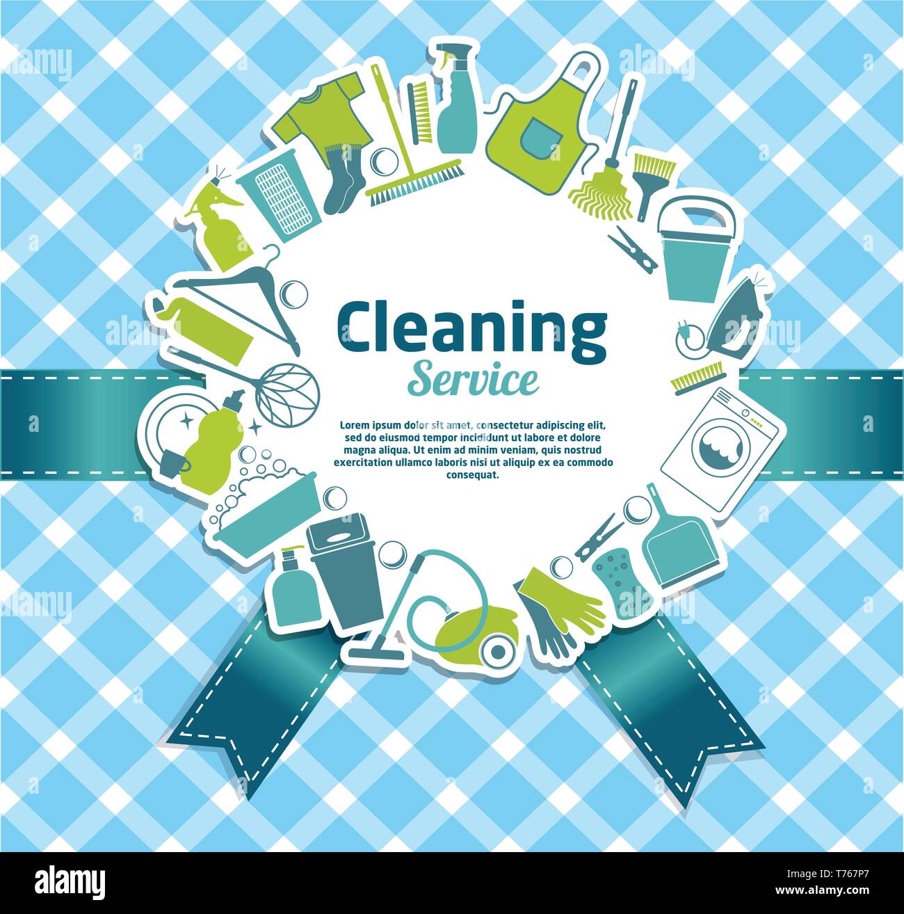 Cleaning service illustration Stock Vector Image & Art - Alamy