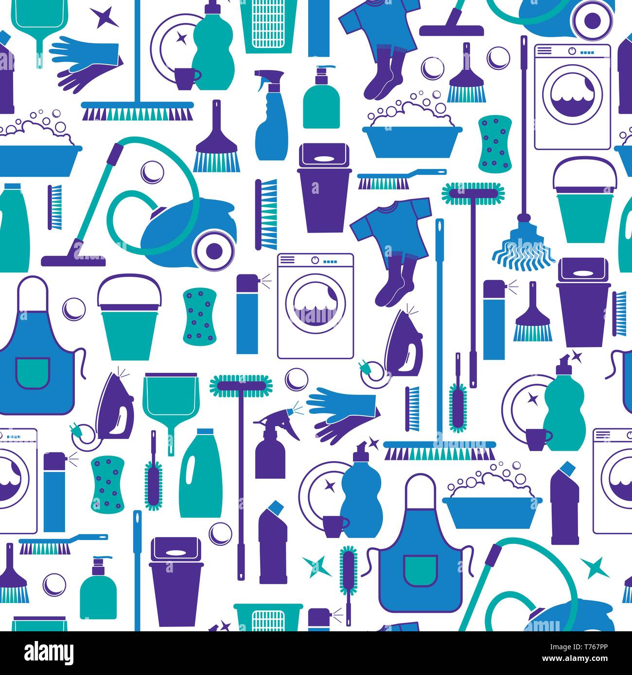 Seamless washing machine pattern hi-res stock photography and images ...