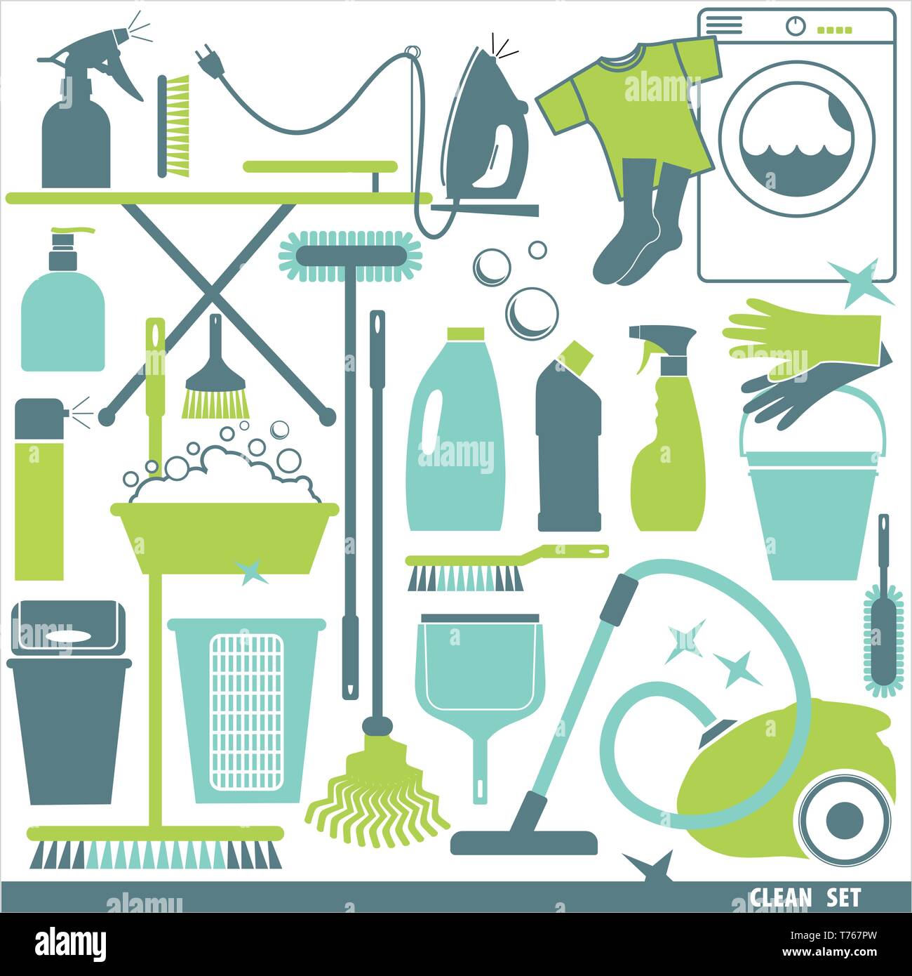 Clean set background Stock Vector Image & Art - Alamy
