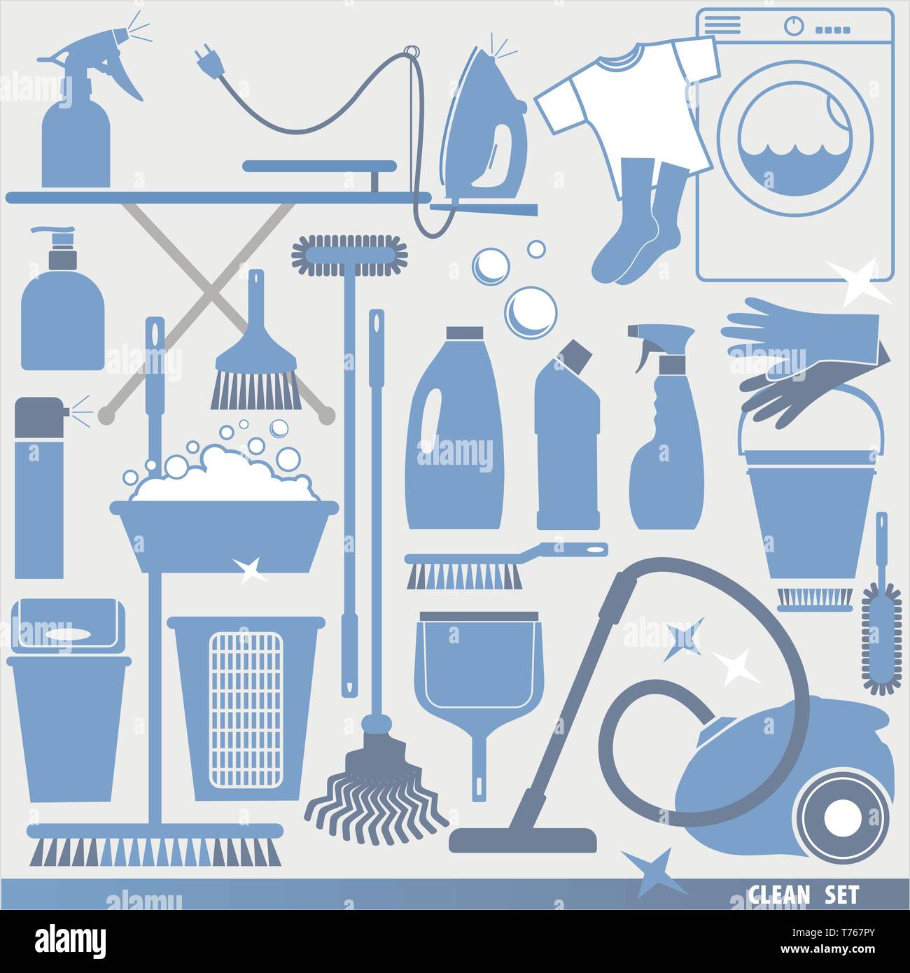 Clean set background Stock Vector Image & Art - Alamy