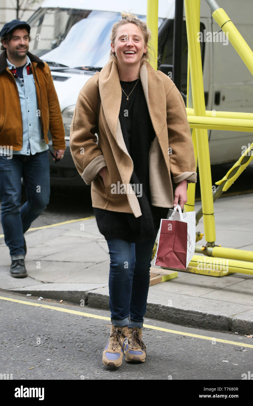 Singer Lissie leaving BBC Radio Two Studios after performing Live on ...