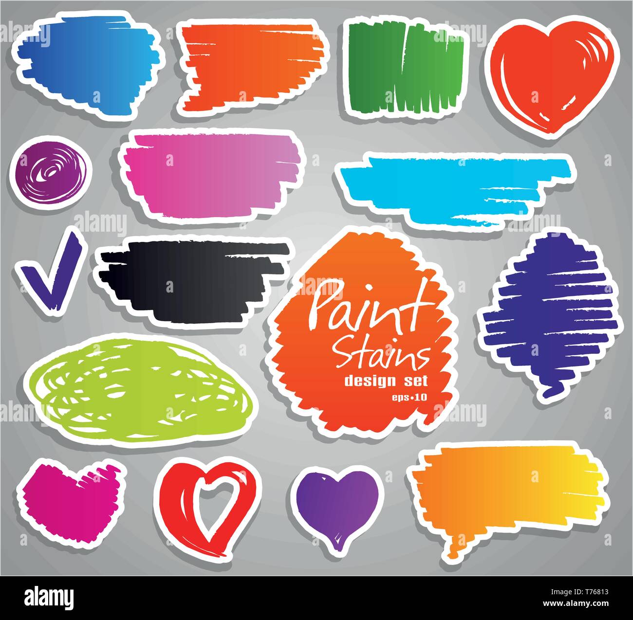 Paint stains design Stock Vector Image & Art - Alamy