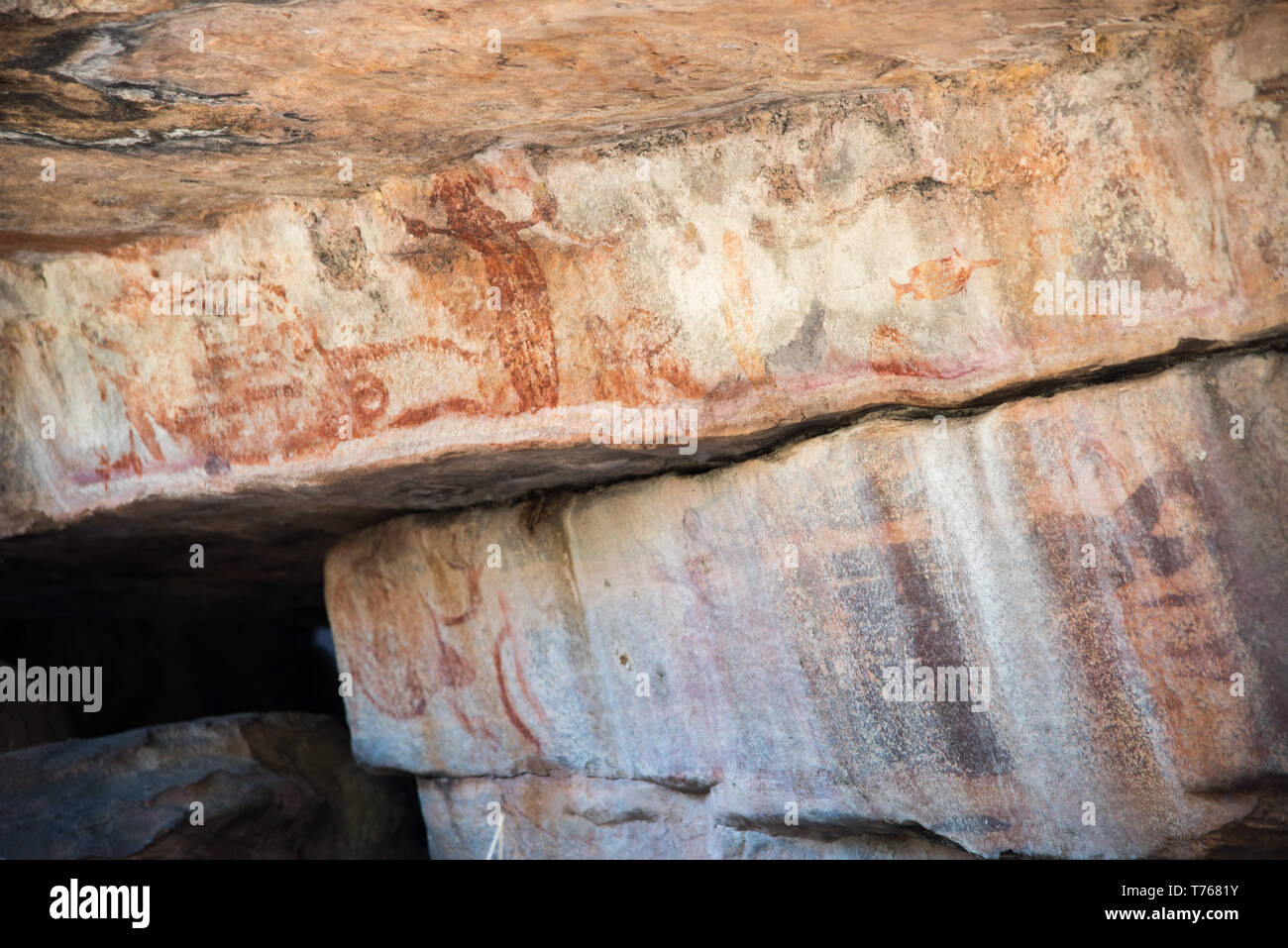 Australia Aboriginal Cave Art In Kakadu National Park High Resolution Stock Photography and ...