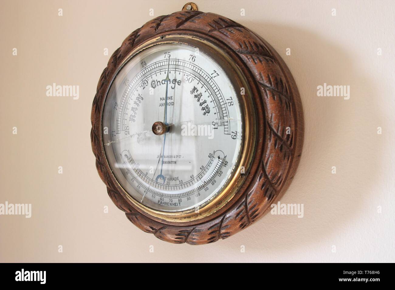 Weather house barometer hi-res stock photography and images - Alamy