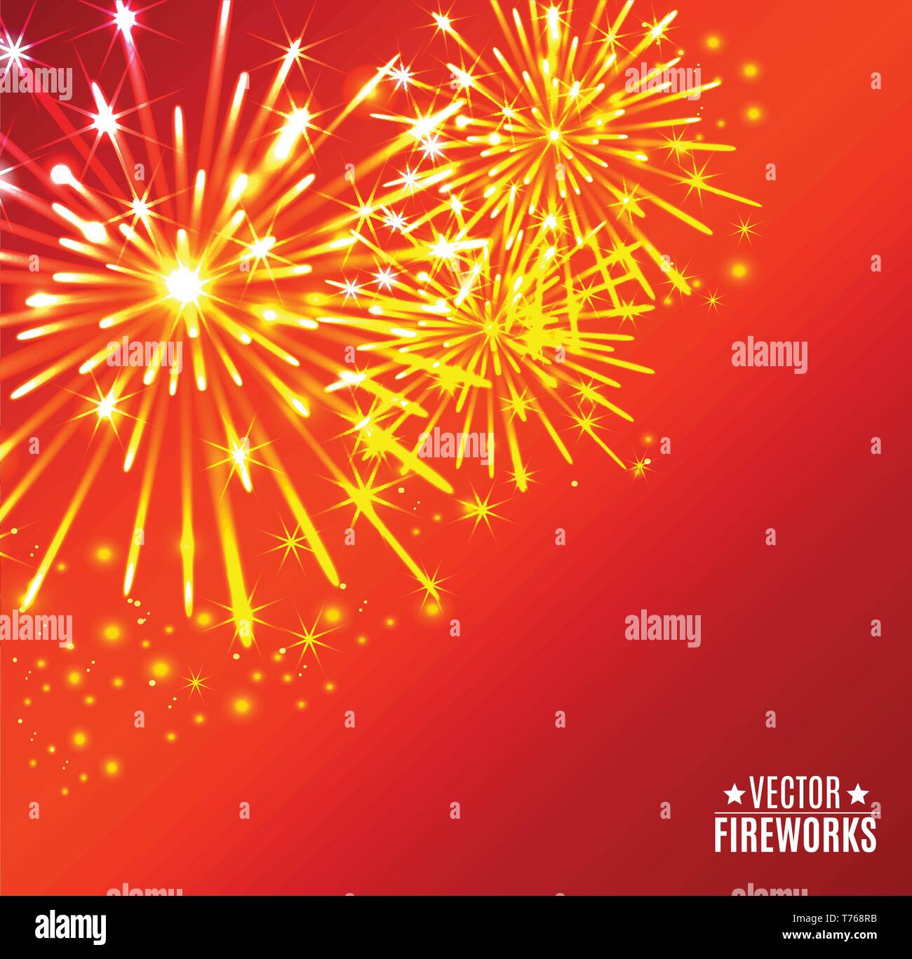 Vector Illustration of Fireworks Stock Vector Image & Art - Alamy