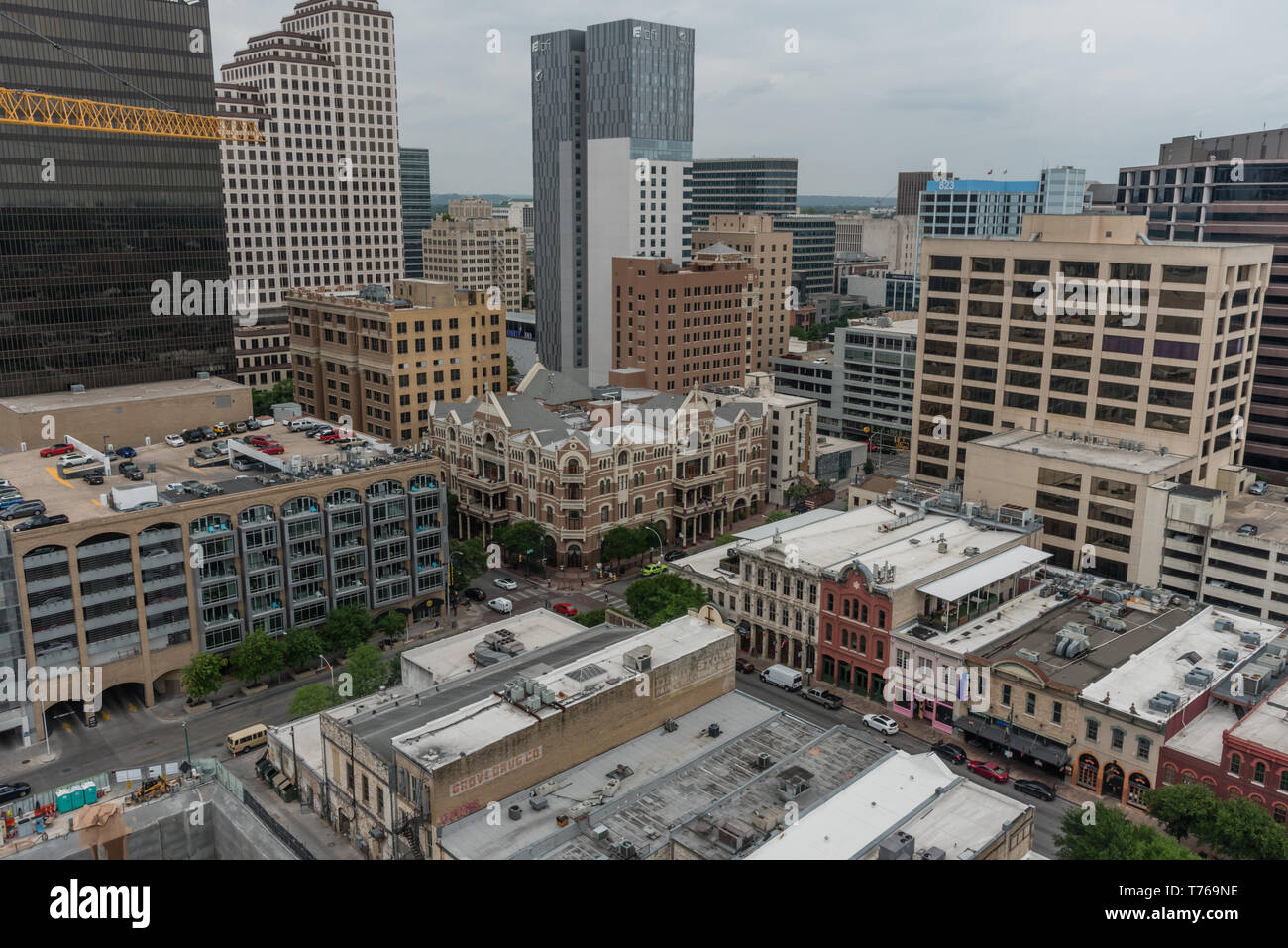 Aerial view downtown austin hi-res stock photography and images - Alamy