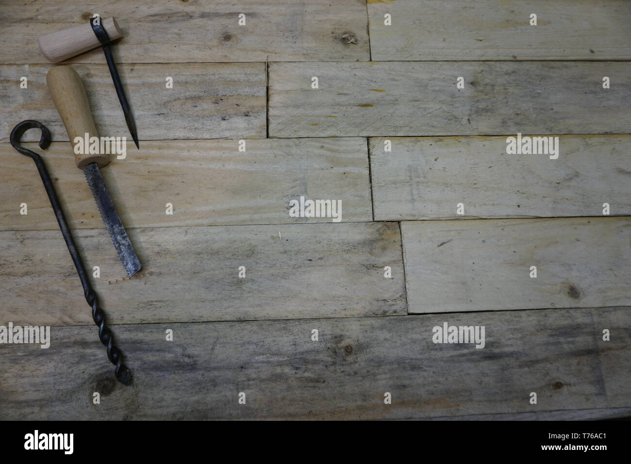 Medieval craftsmen tools hi-res stock photography and images - Alamy
