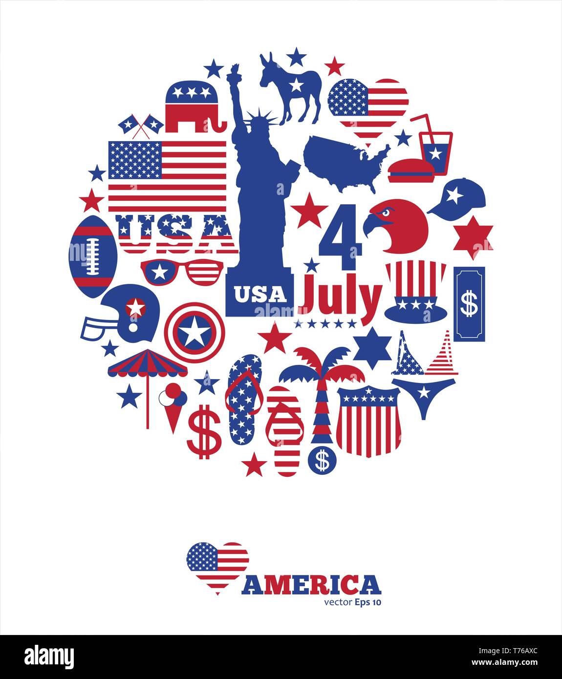 American design elements Stock Vector Image & Art - Alamy