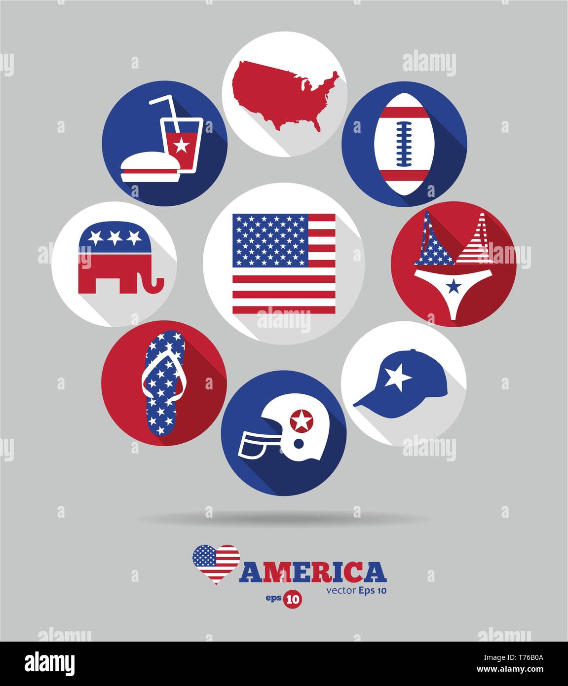 American design elements Stock Vector Image & Art - Alamy
