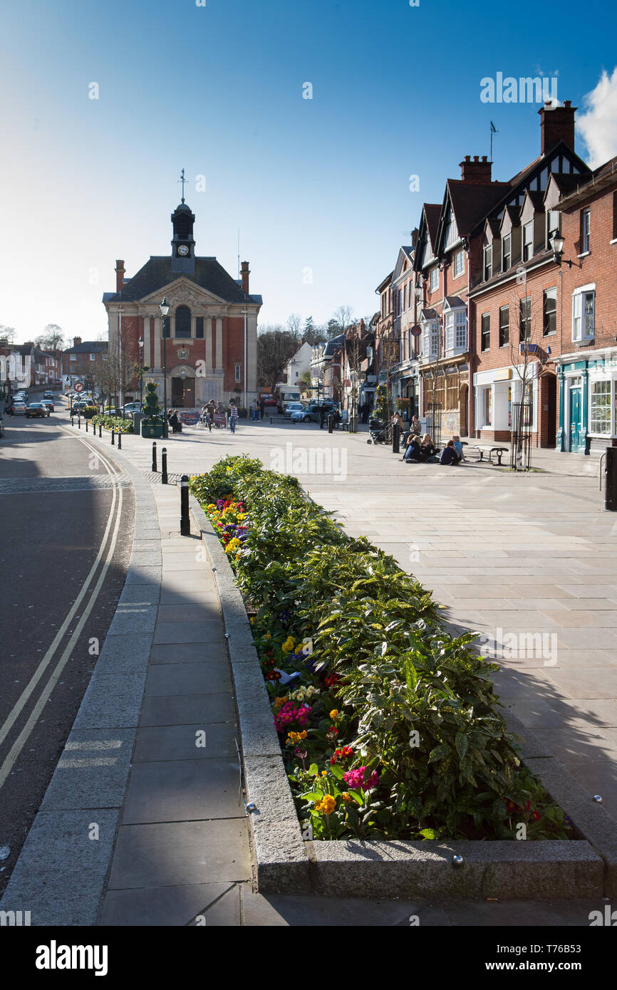 Falaise Square and Town Hall Stock Photo - Alamy