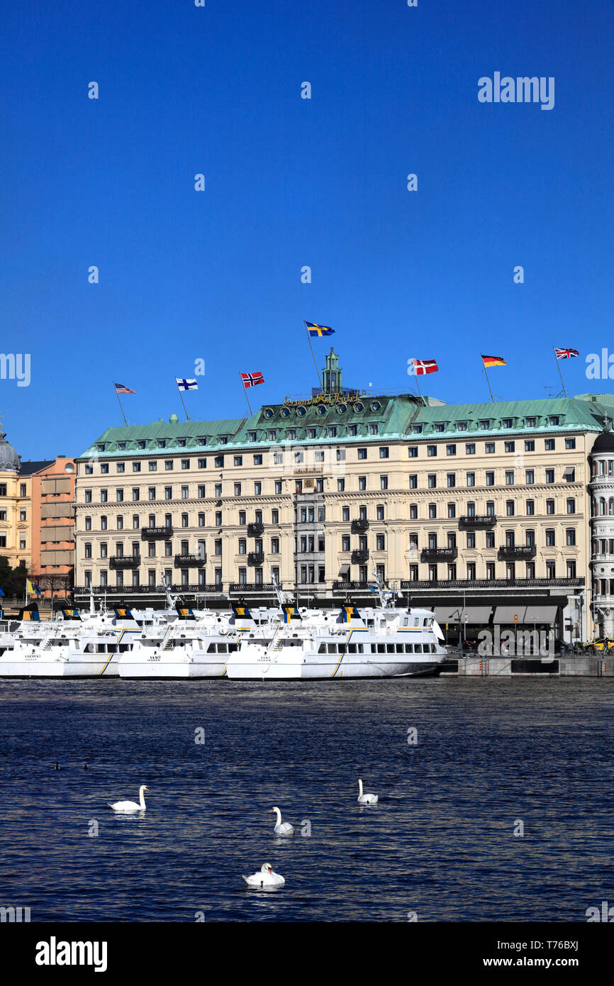 The Grand Hotel, Stockholm City, Sweden, Europe Stock Photo - Alamy