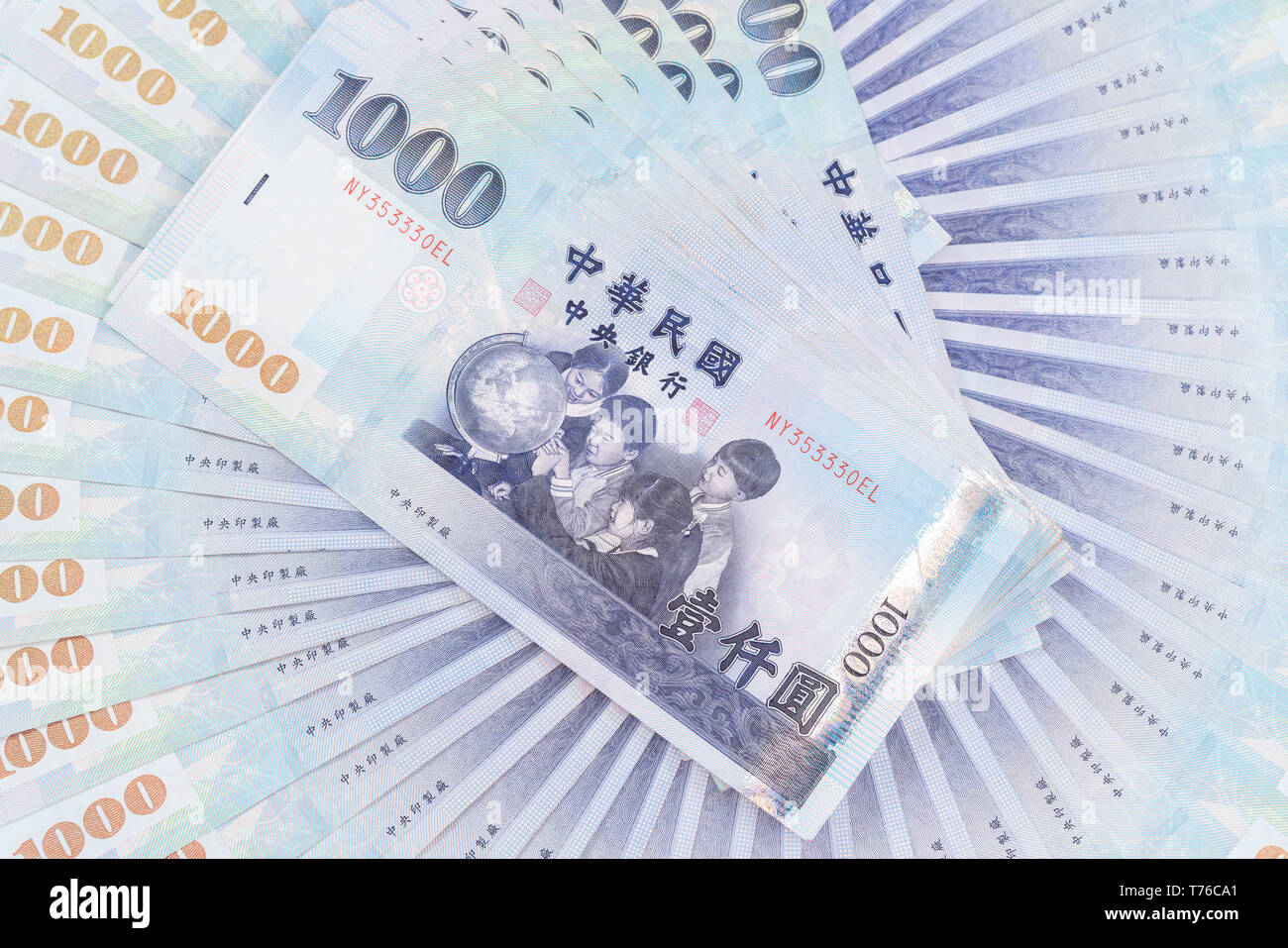 1000 New Taiwan Dollars isolated on white background Stock Photo - Alamy
