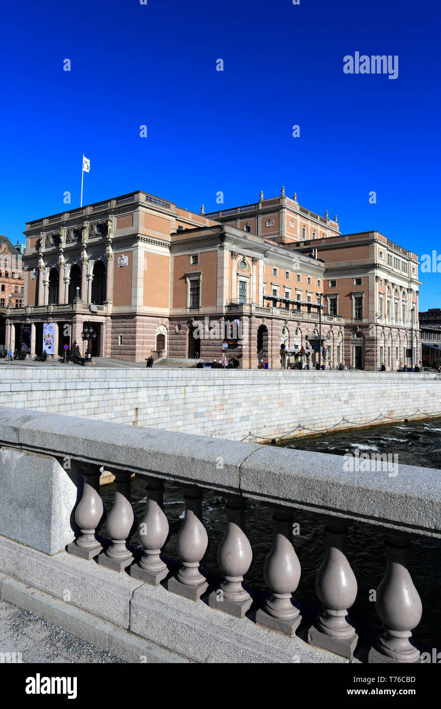 The Royal Swedish Opera House, Stockholm City, Sweden, Europe Stock ...