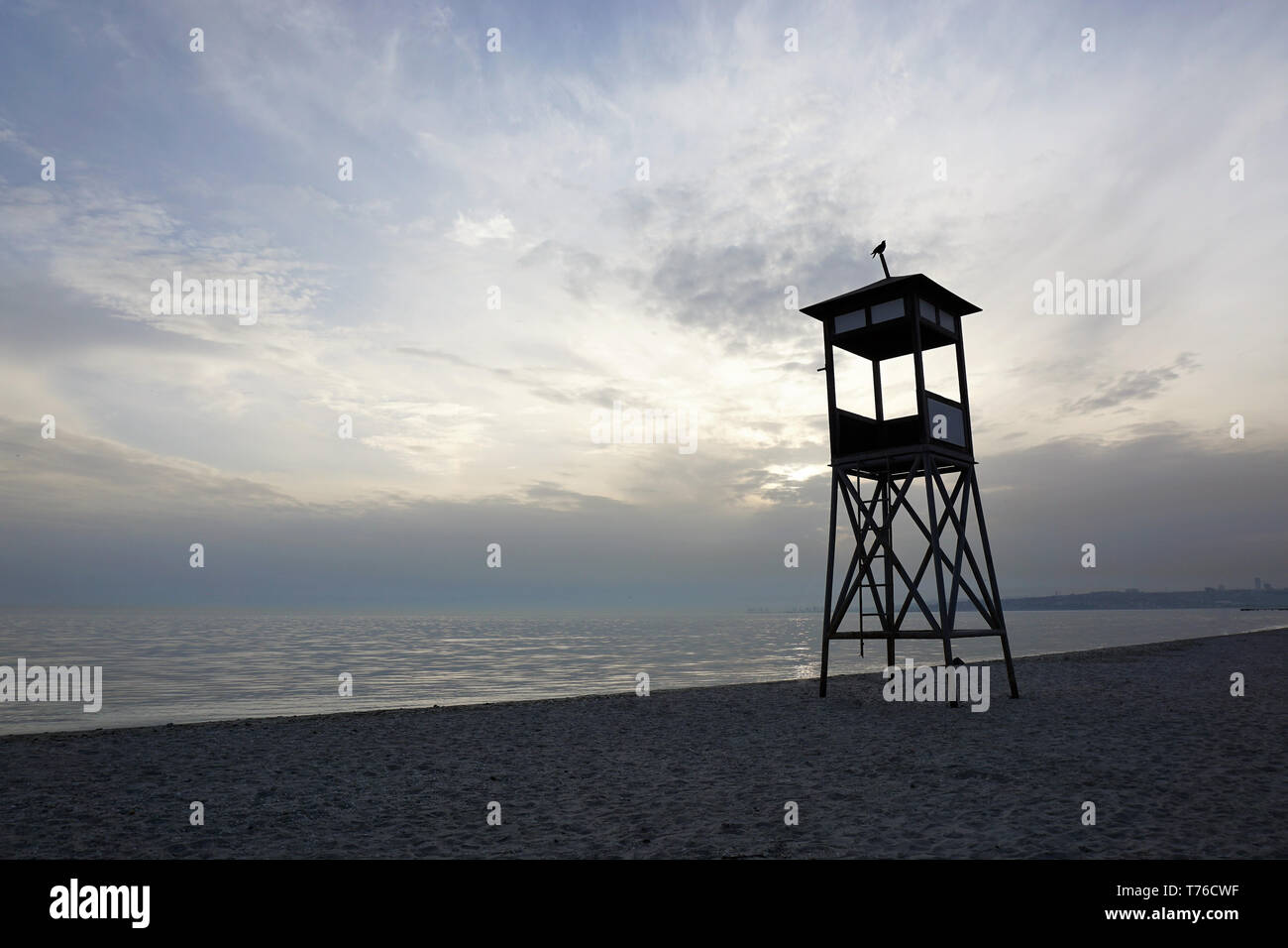 Blue rescue tower hi-res stock photography and images - Alamy
