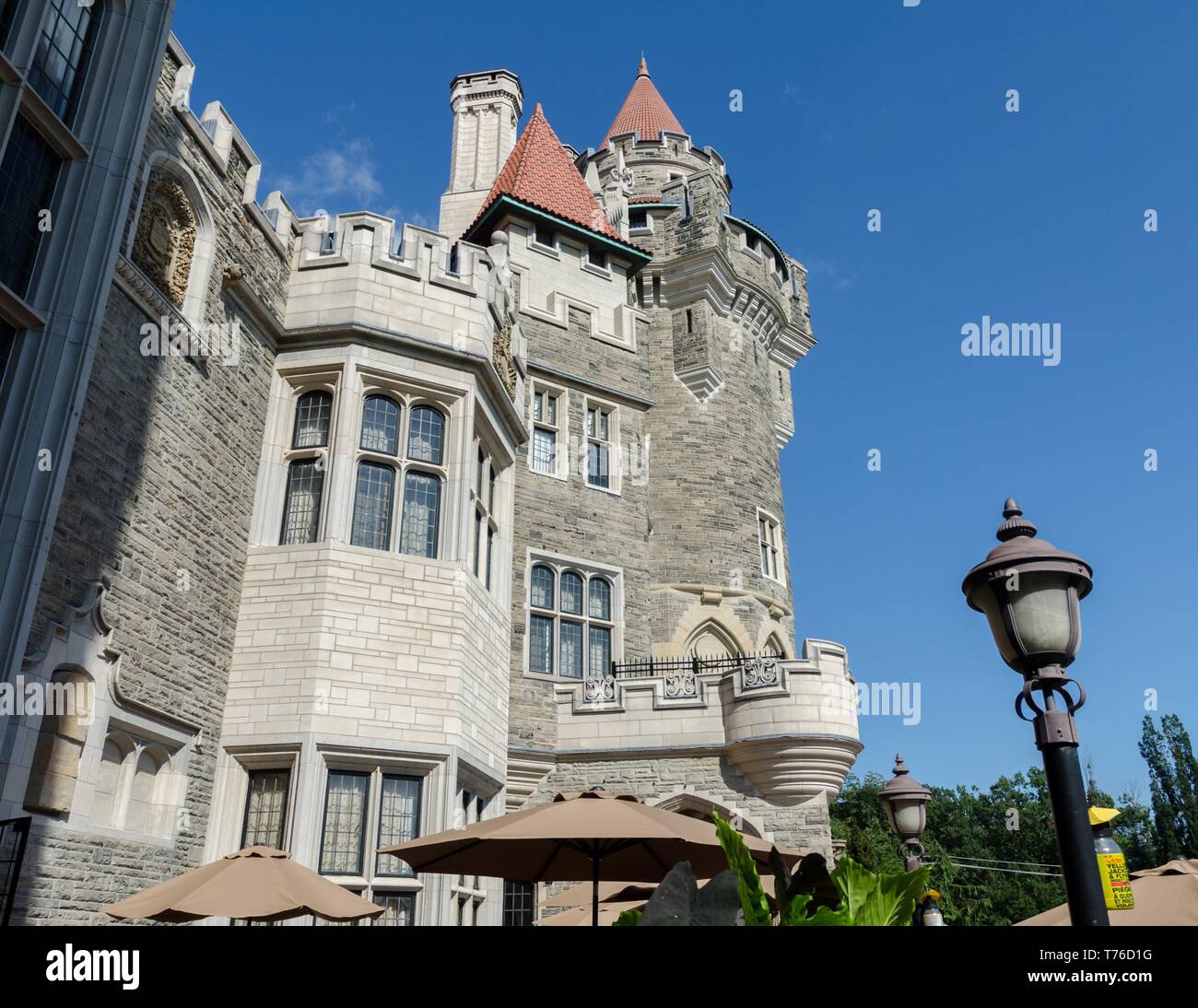 The Casa Loma castle in midtown Toronto, Ontario, Canada Stock Photo ...